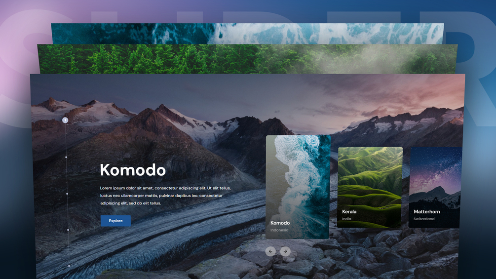 Elementor Advanced Slider With Card Carousel