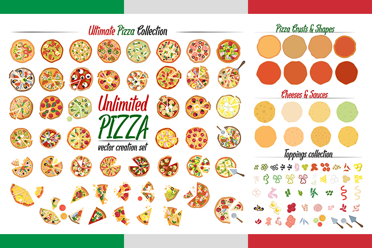 Ultimate Pizza collection - Create unlimited variation.