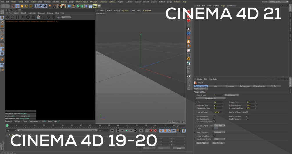 Color theme for Cinema 4D R19-20