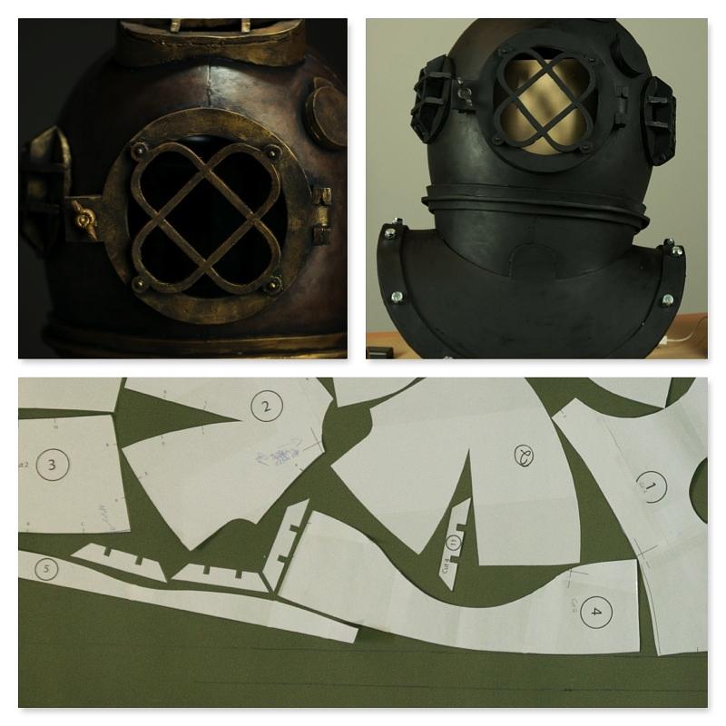 Dive Helmet Downloadable Pattern