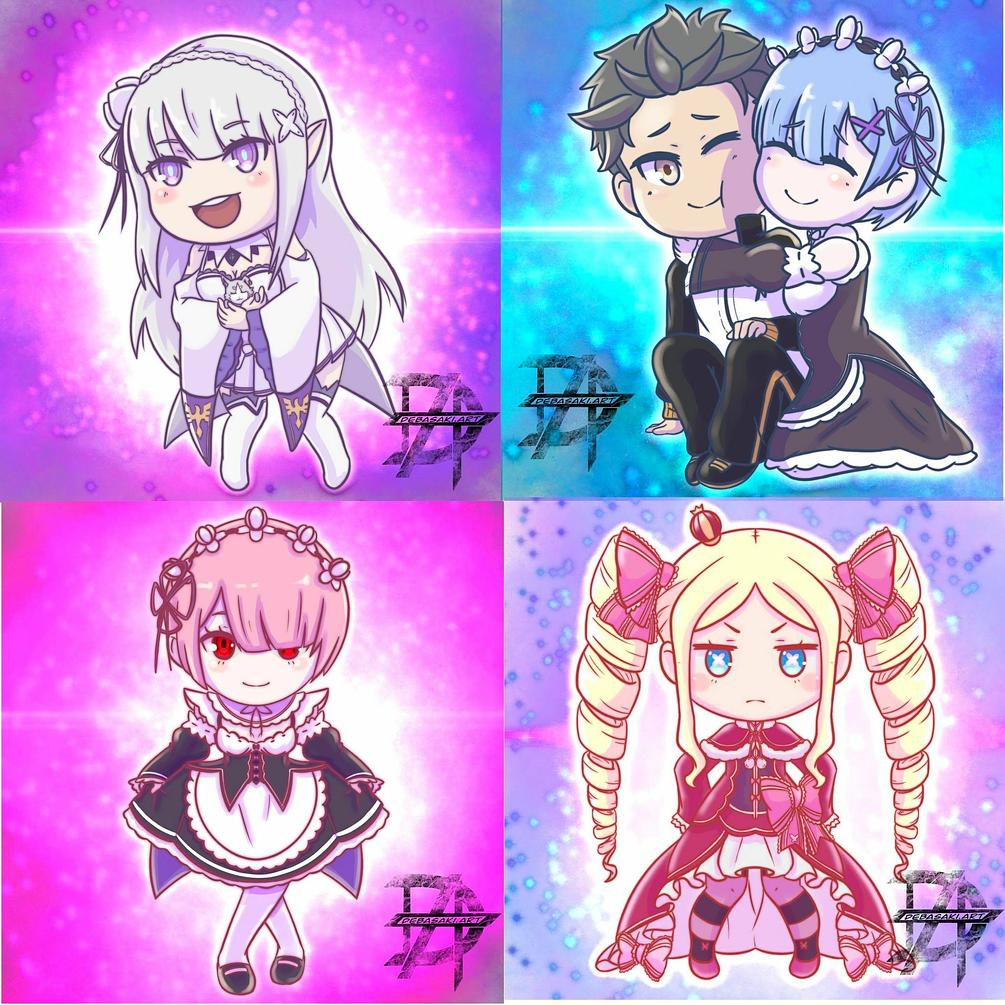 Re zero Chibi set