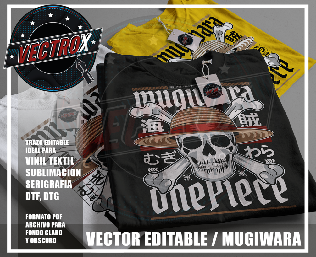 Vector Editable - Mugiwara