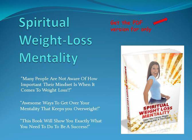 Spiritual Weight Loss Mentality