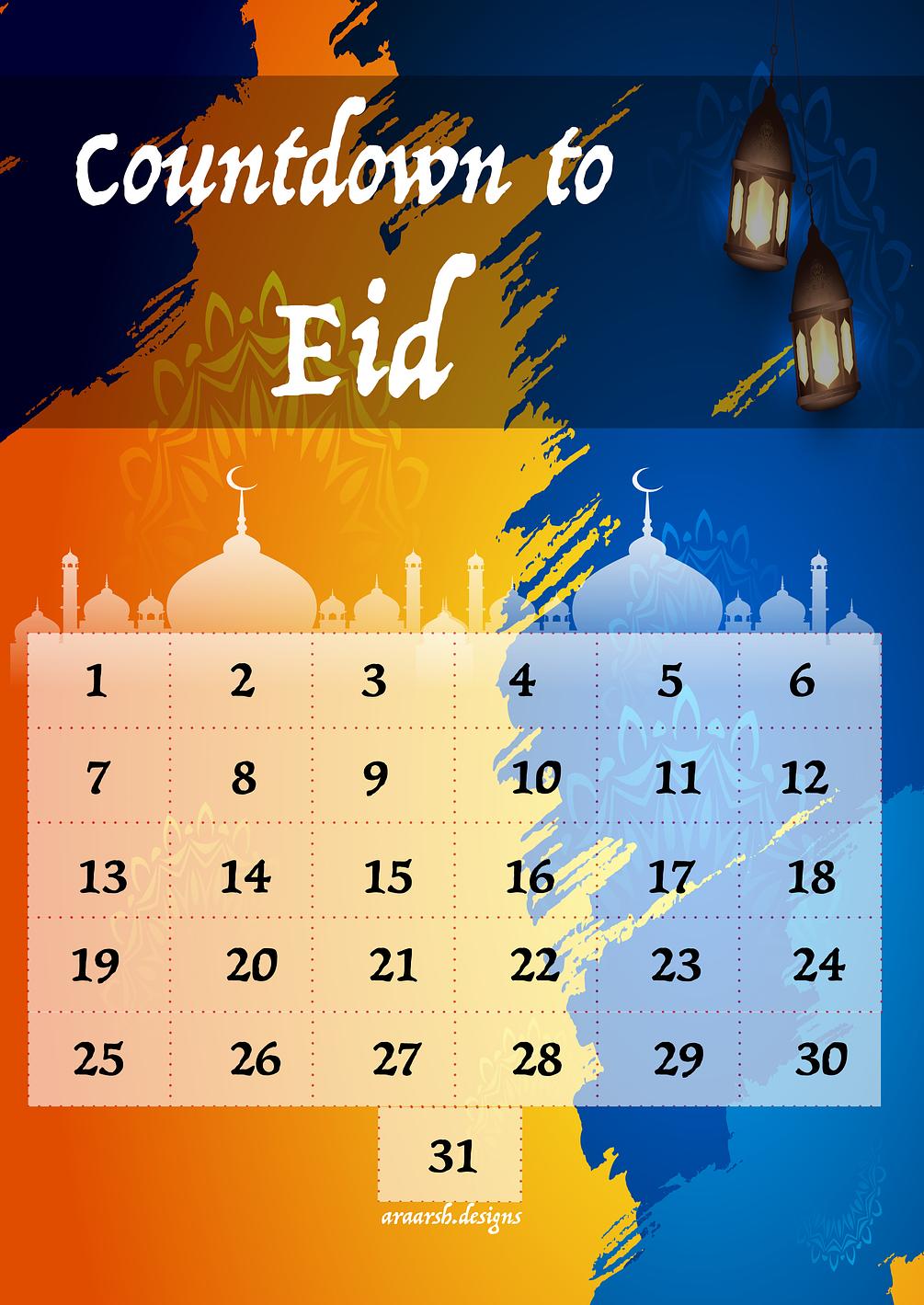 Countdown to eid