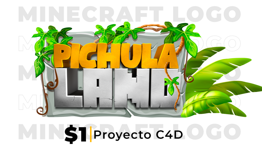 Minecraft logo server(estilo TortillaLand)
