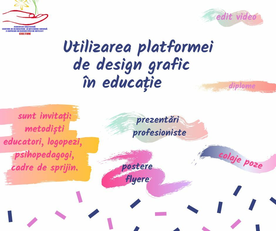 Utilizarea platformei de design grafic în educație (grup 15 % reducere)