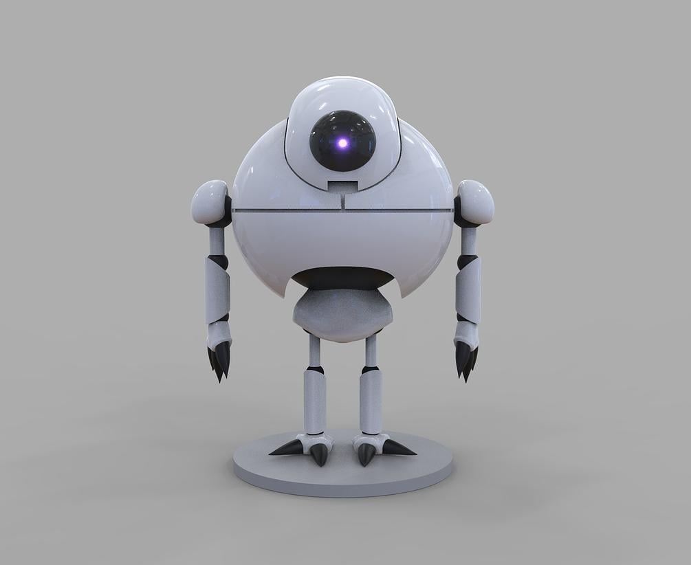 Dragon Ball GT Giru Robot 3D Printing Figure 3D print model