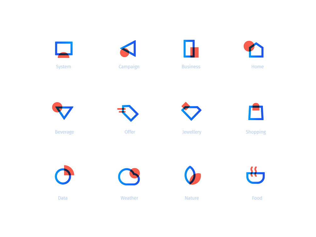 Sans Icons set - Sample