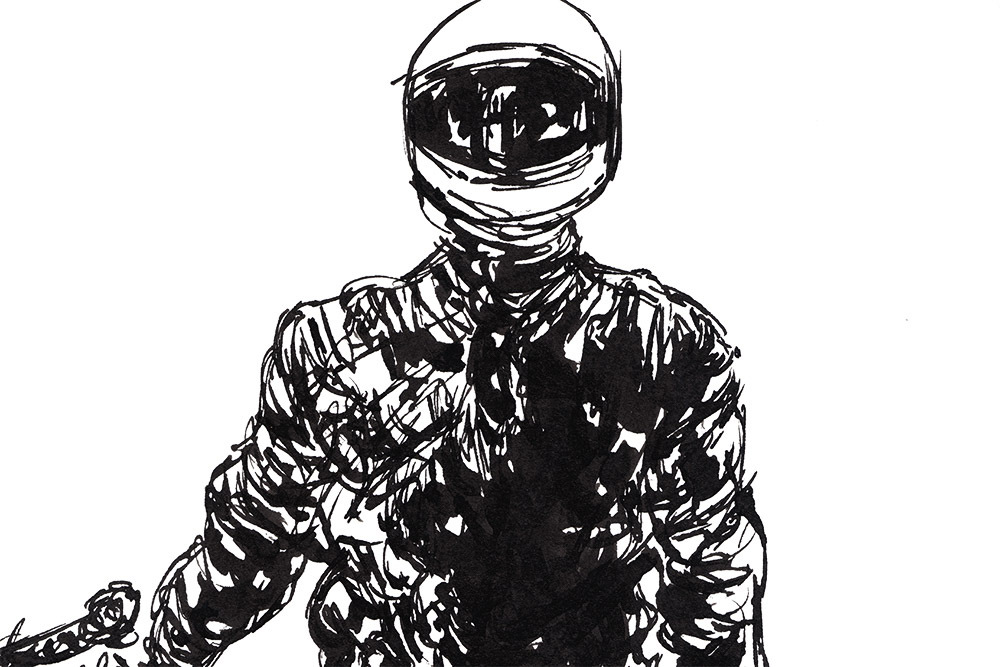 Rider 7 RAW | Art Print