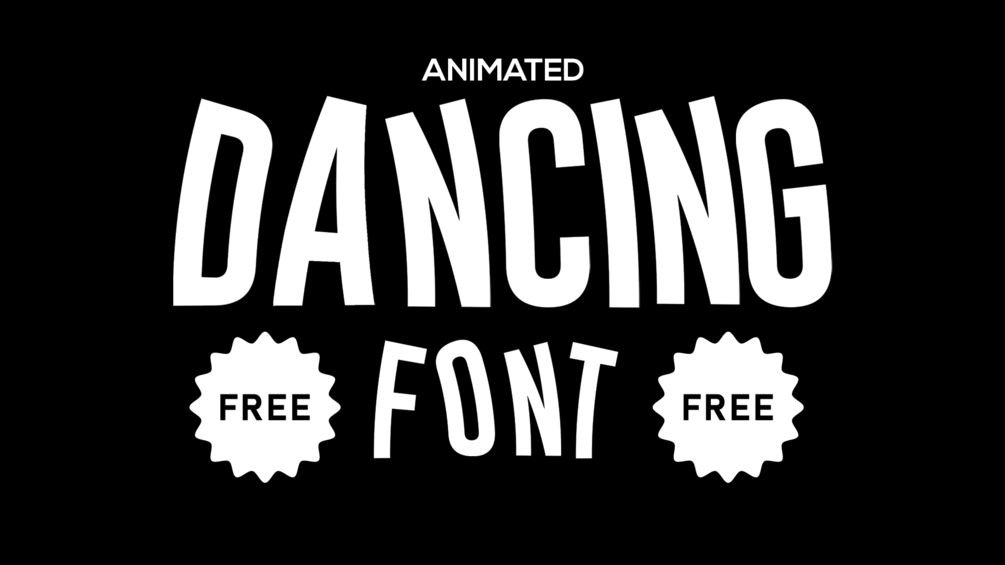 Dancing Animated Font