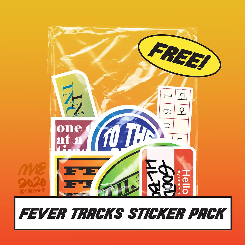 FEVER Tracks Sticker Pack