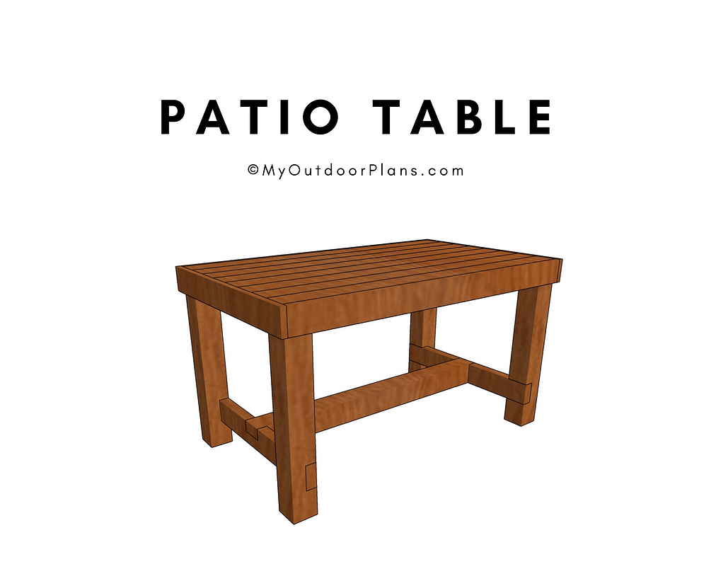 Patio Table Plans