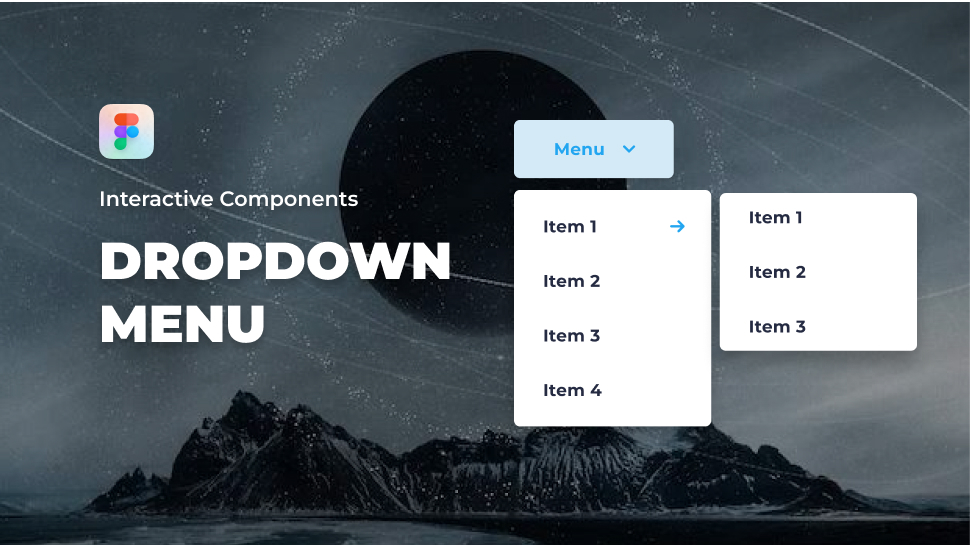 Figma Dropdown Menu Interactive Component