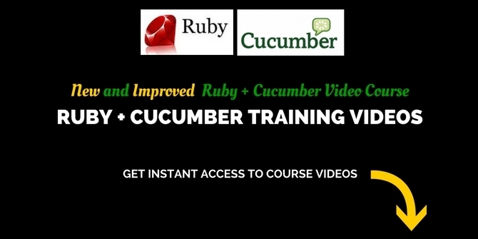 Ruby with Cucumber BDD Online VIDEO Course