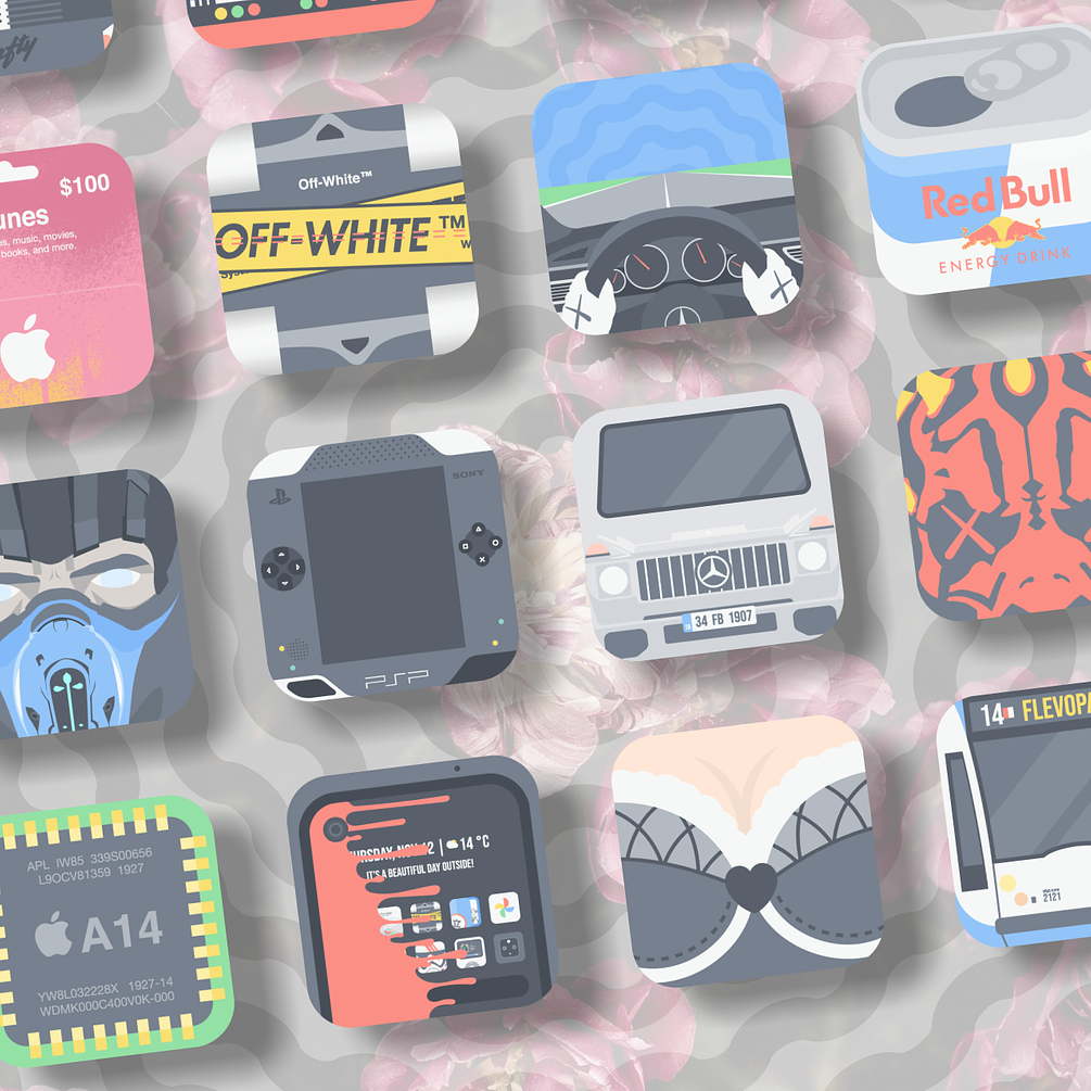 Trippy Icons - 3200 icons for iOS