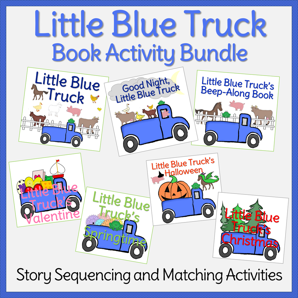 Little Blue Truck Books Activities Bundle