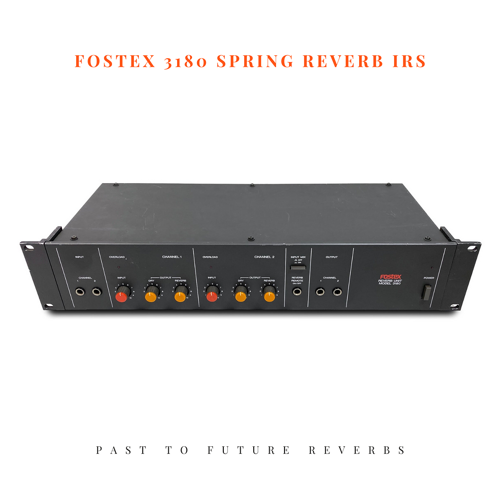 FOSTEX 3180 SPRING REVERB IRS!