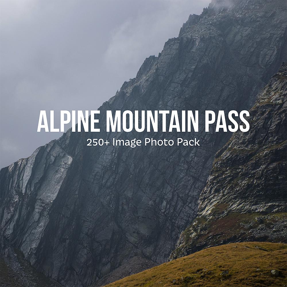 Alpine Mountain Pass Photo Pack