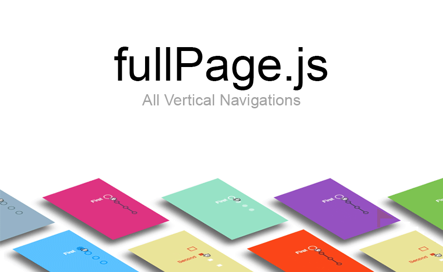 fullpage.js - All Vertical Navigations