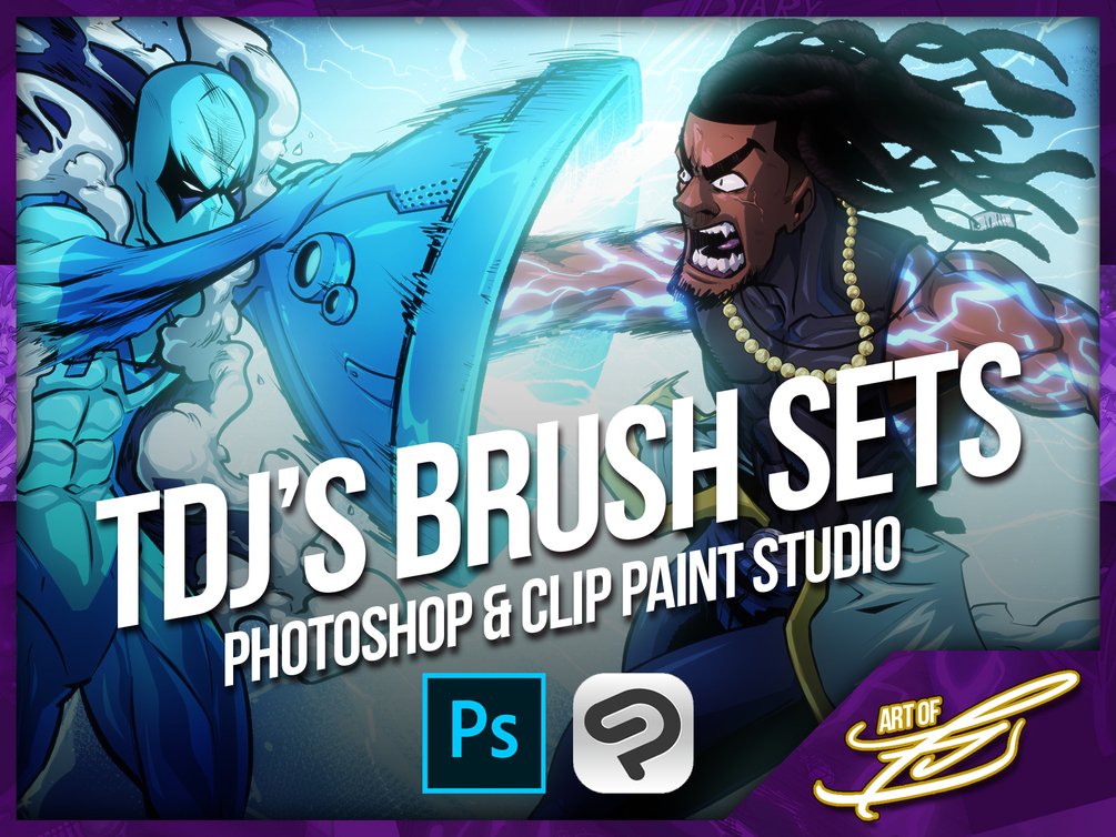 TDJ's Brush Sets (For Photoshop & CSP)