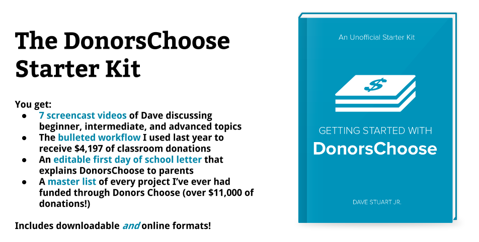 The DonorsChoose Starter Kit