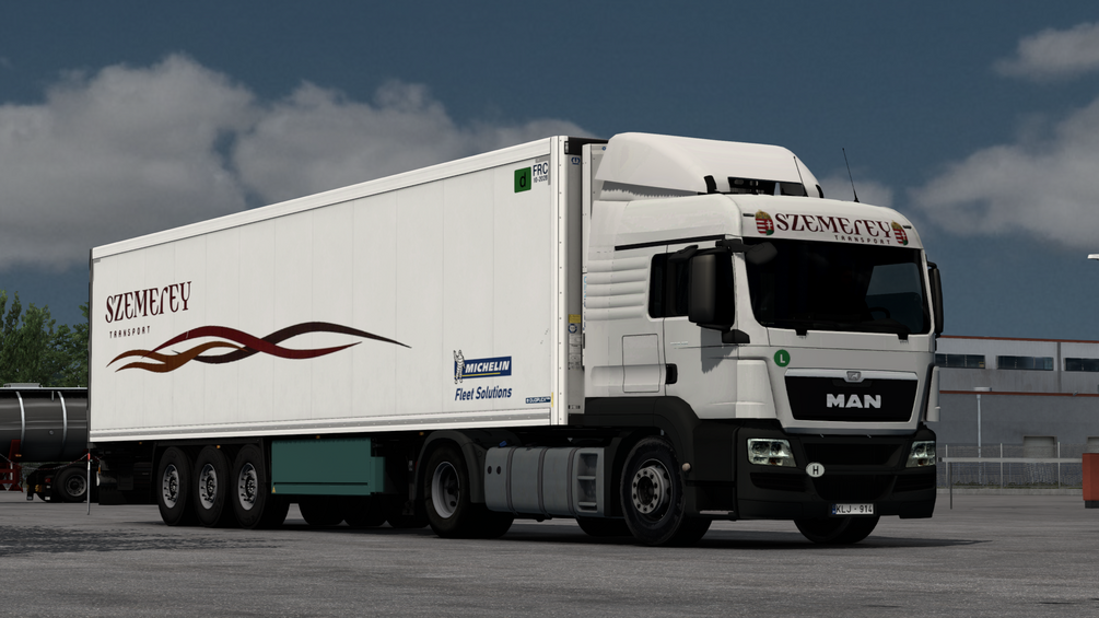 Szemerey combo skin MAN tgs-E5 & Krone Cool liner. ETS2