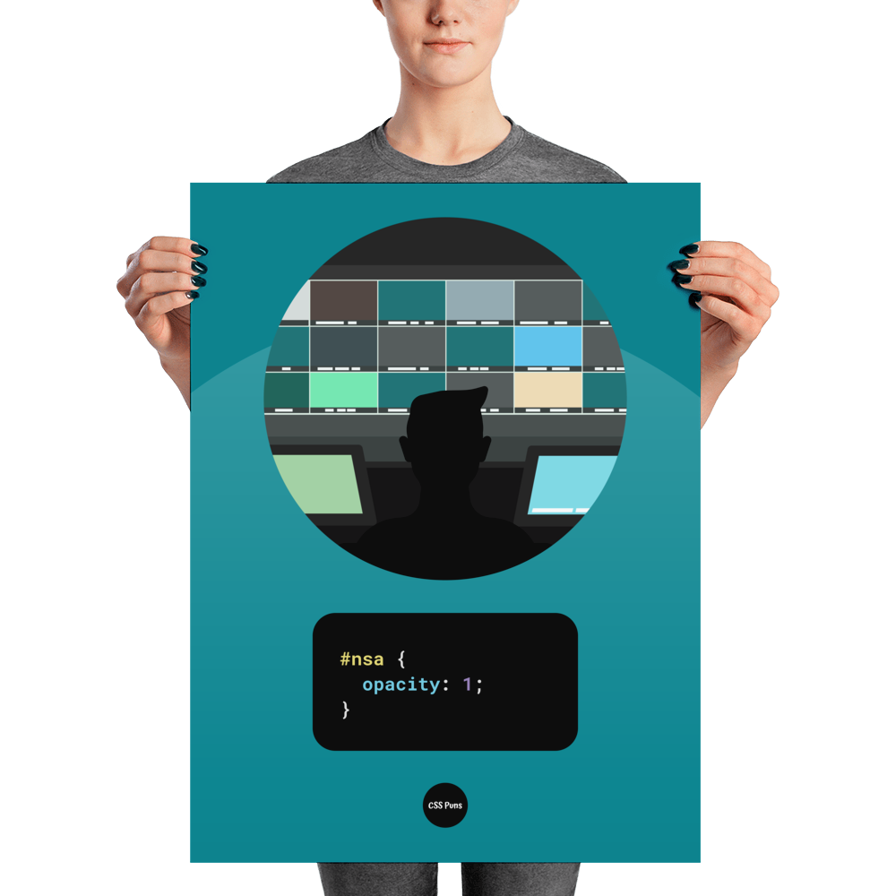 CSS Puns - NSA - Poster