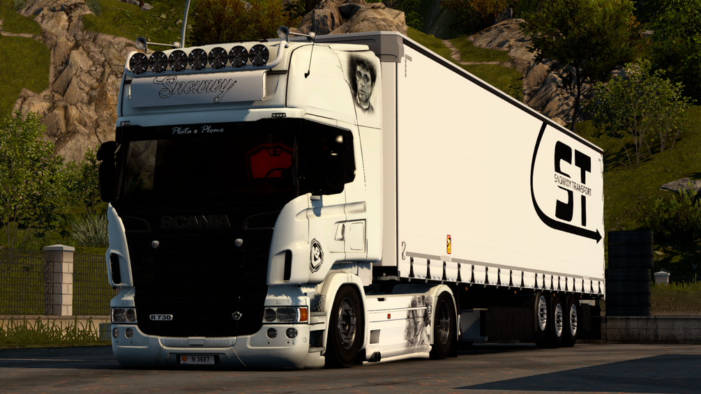 Scarface skin for RJL Scania