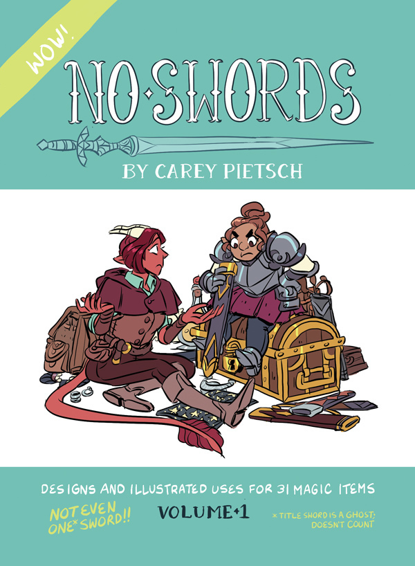 No Swords Volume 1: designs & illustrated uses for 31 magic items