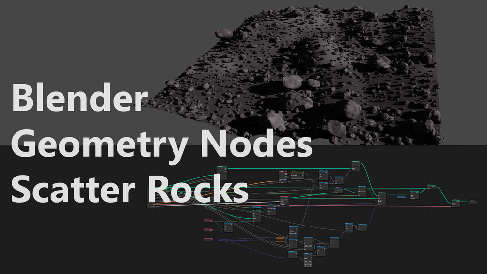Blender Geometry Nodes Scatter Rocks