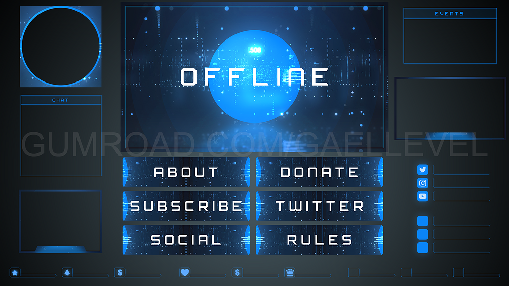 ELEMENT Twitch Animated MEGA Pack for OBS/ Streamlabs