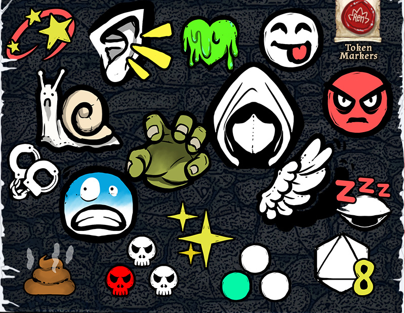 Fantasy Funny Stickers Collection - PNGs