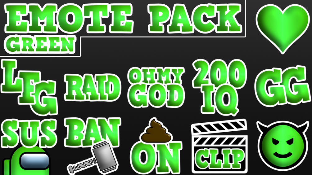 Emote Pack - Green