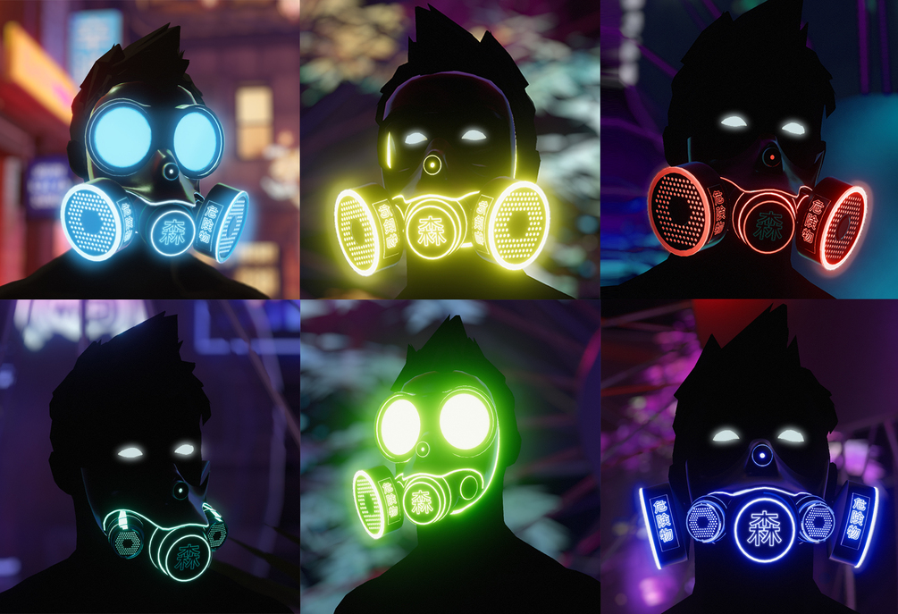 HIGHLY MODULAR GASMASK [9 Variations | 3 Colors]