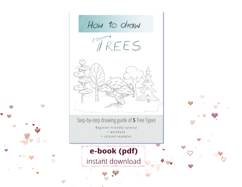 How To Draw Trees A Step By Step Drawing Guide