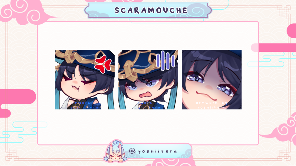 Scaramouche (Genshin Impact) Emotes