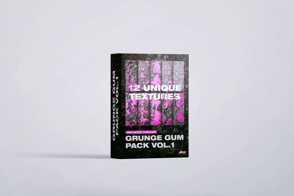 Grunge Gum Texture Pack Vol.1 (12 unique textures)