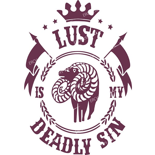 SVG Lust of Seven Deadly SinsPDF , PNG, SVG , AI