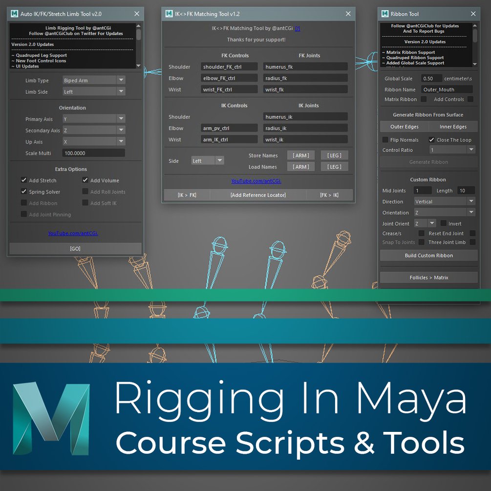 Rigging In Maya: Script Pack