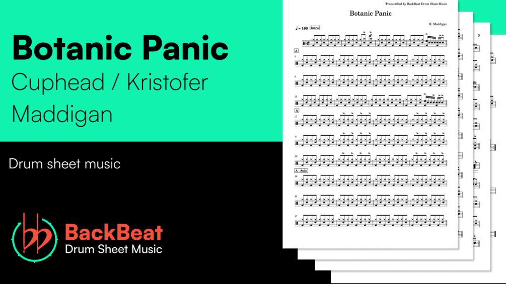 Kristofer Maddigan - Botanic Panic from the Cuphead Sountrack (Drum ...