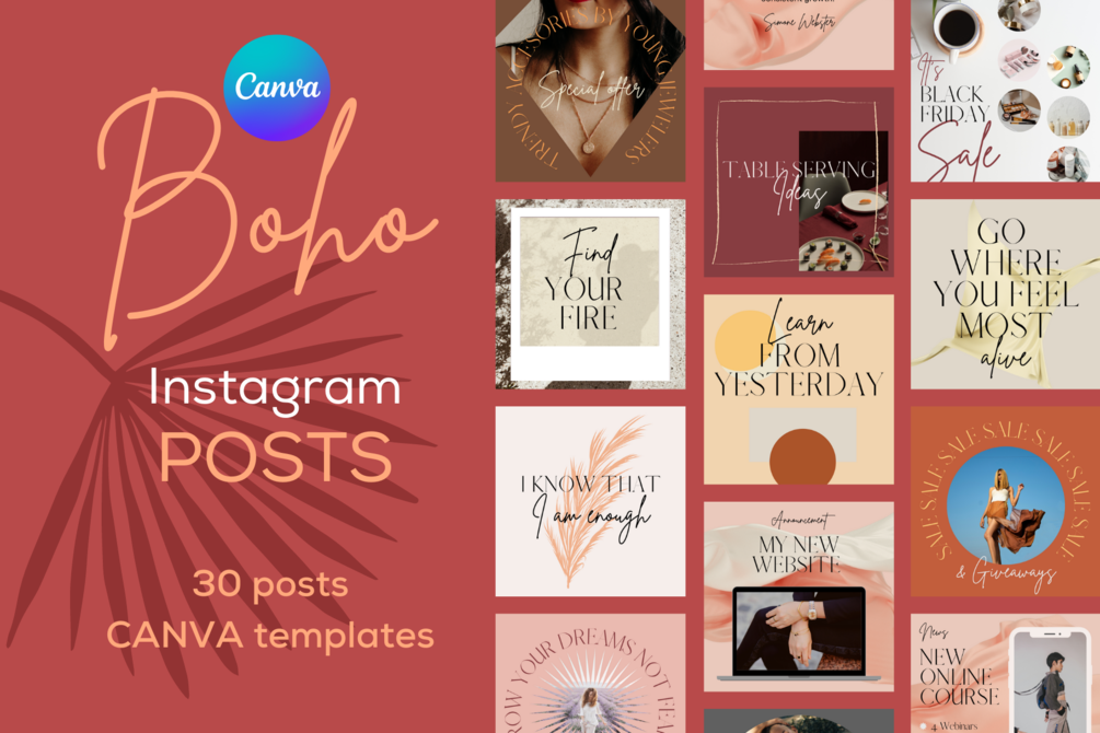 30 Boho Instagram Posts