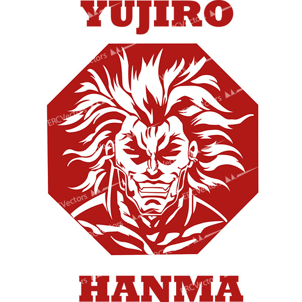 SVG Hanma Vector, PDF , PNG, SVG , AI