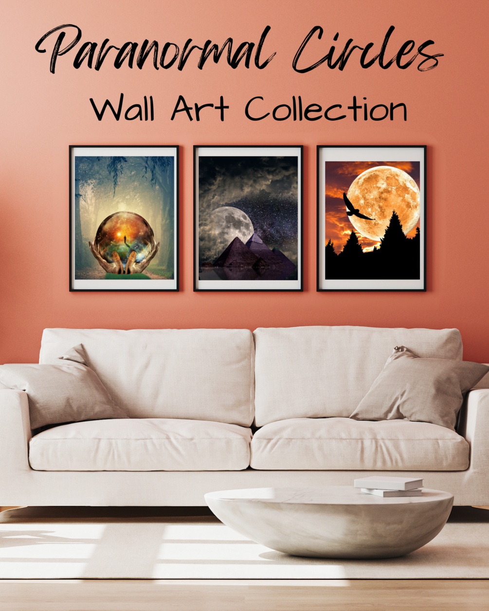 Paranormal Circles 3-pack Wall Art, High Quality Instant Download ...