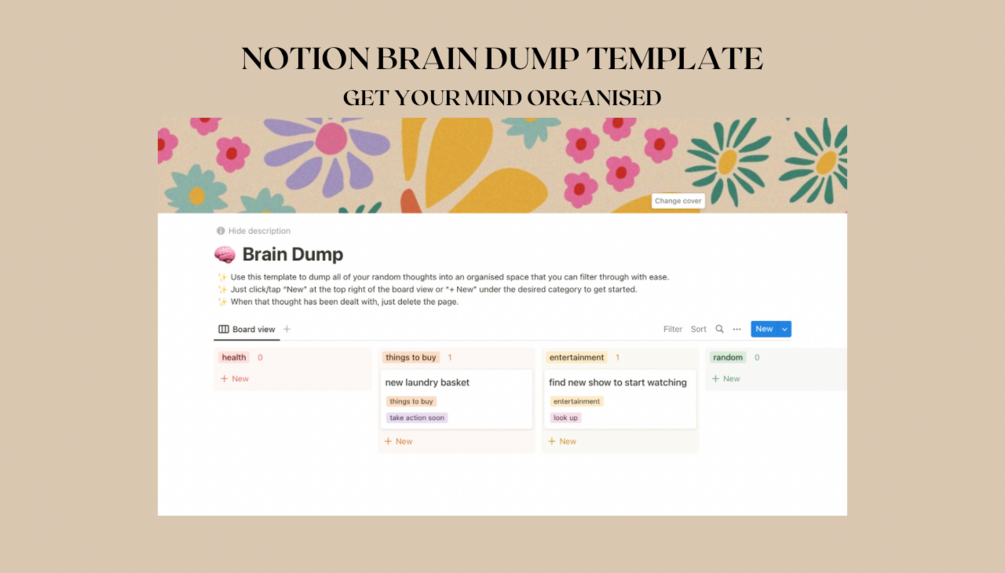 Notion Brain Dump Template