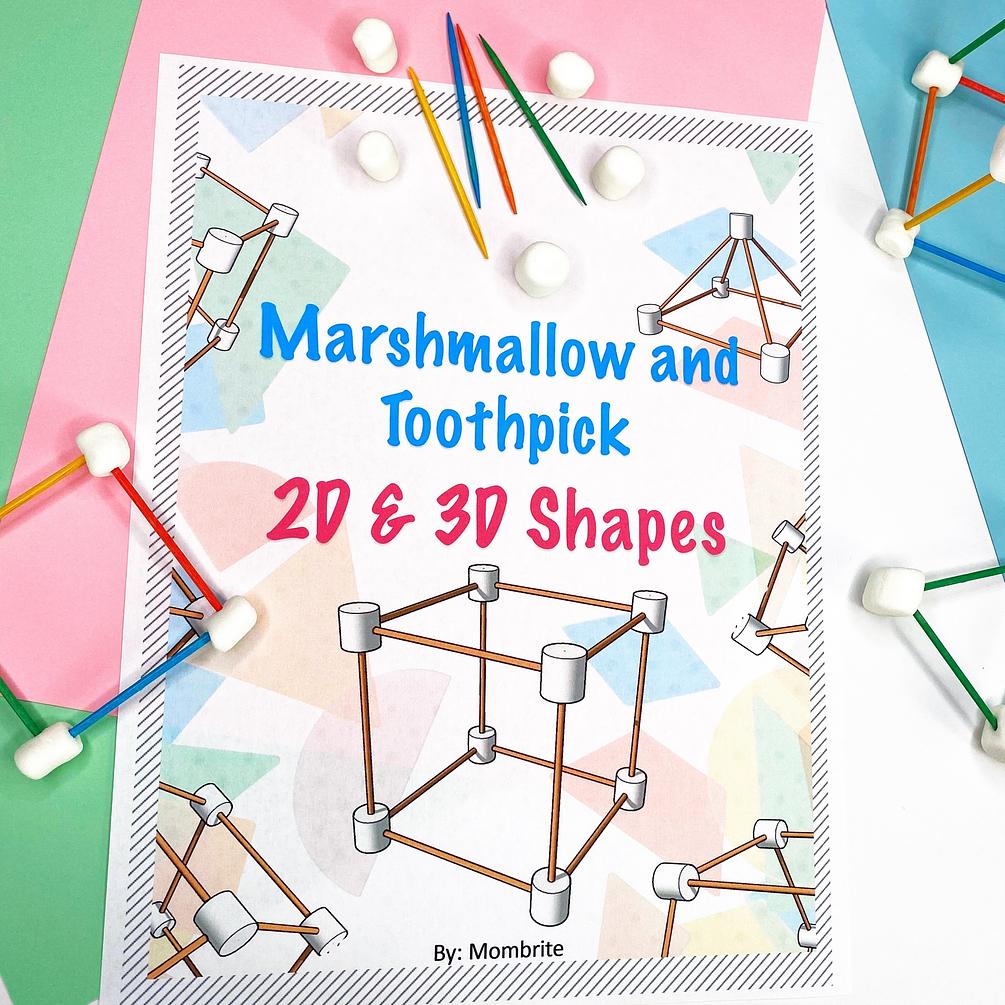 Marshmallow & Toothpick Geometric Cards