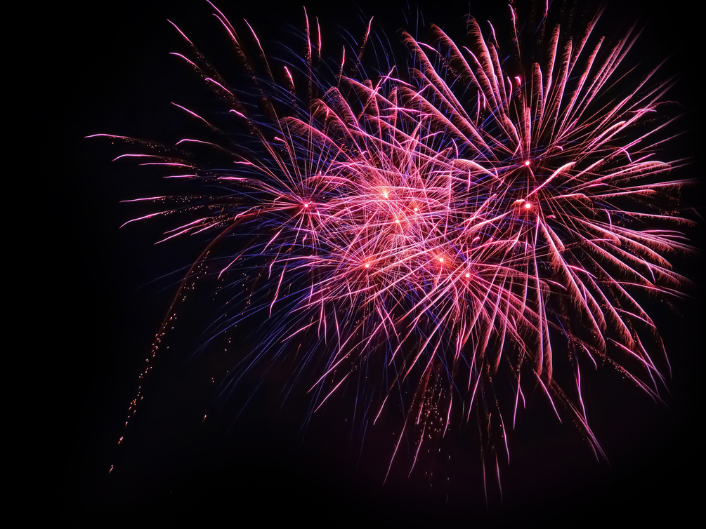 Free Fireworks Effect Overlay