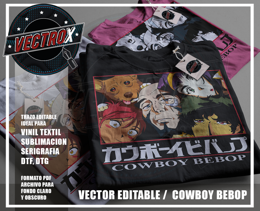 Vector Editable - Cowboy Bebop 02