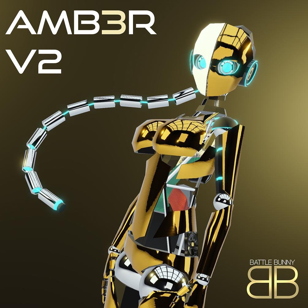[Original 3D Model] AMB3R V2 VRChat Robot Model