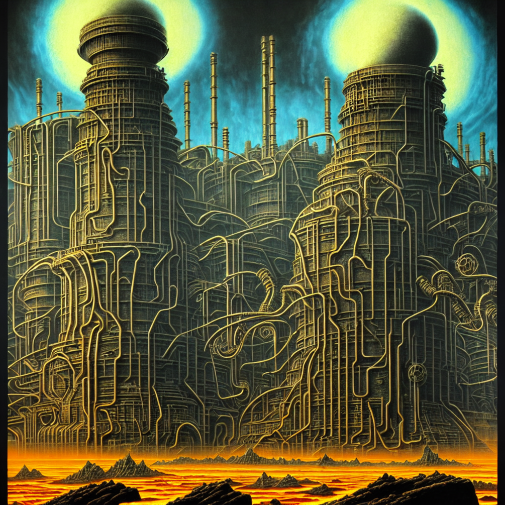 Nuclear Tower in a fantasy world