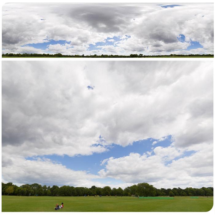 Cloudy Sky 7425 (30k) HDRI